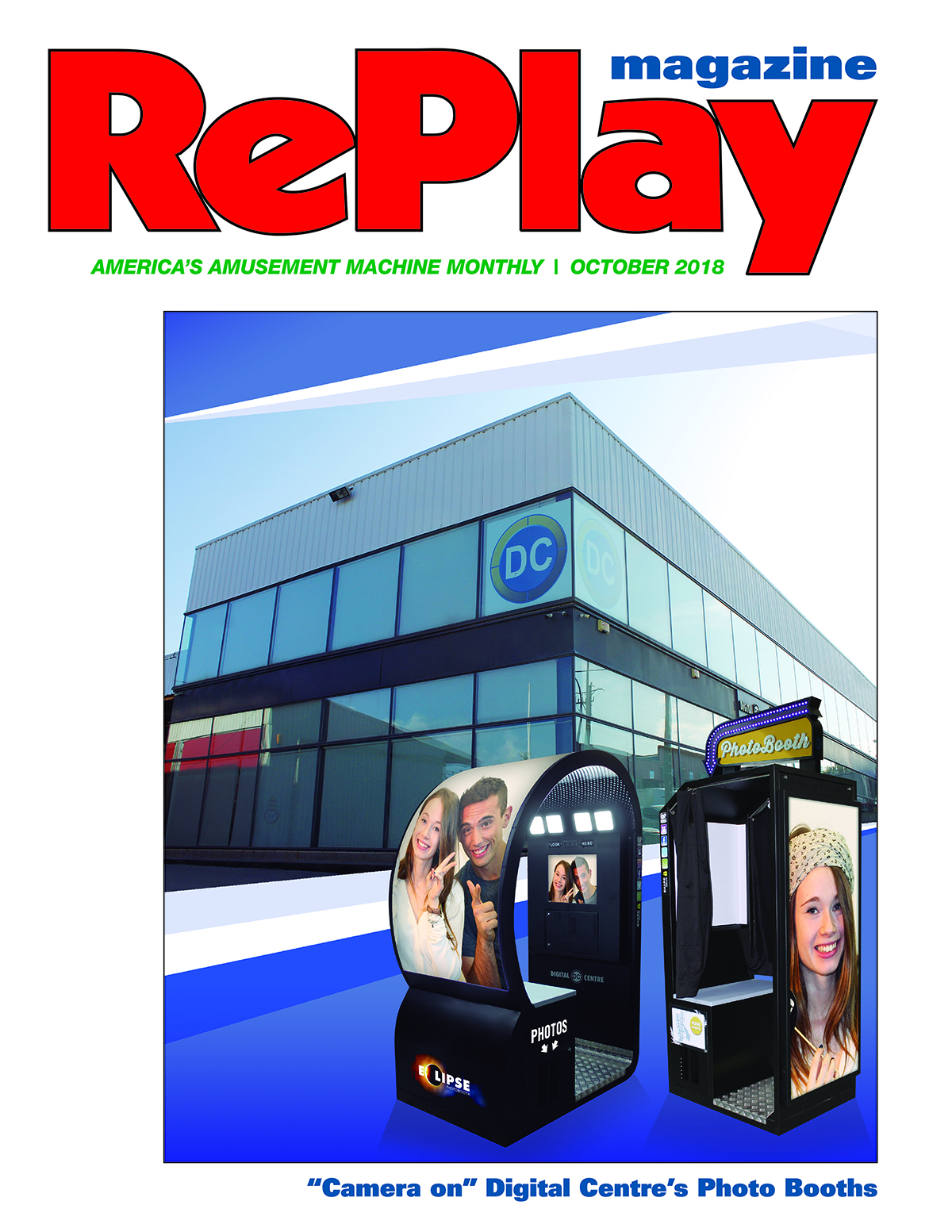 RePlay’s October 2018 front cover – Digital Centre – RePlay Magazine