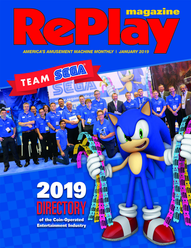 RePlay January 2019 Directory Cover 4″ wide – RePlay Magazine