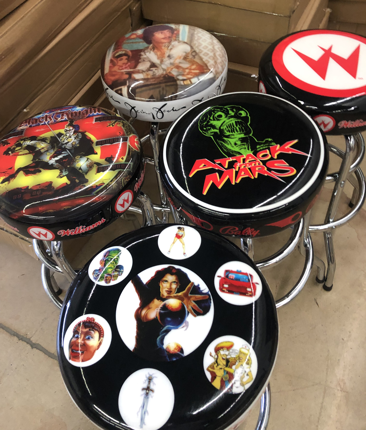 Pinball Barstools Ship – RePlay Magazine