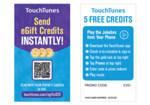 TouchTunes, Shaffer Offer Promo Cards – RePlay Magazine