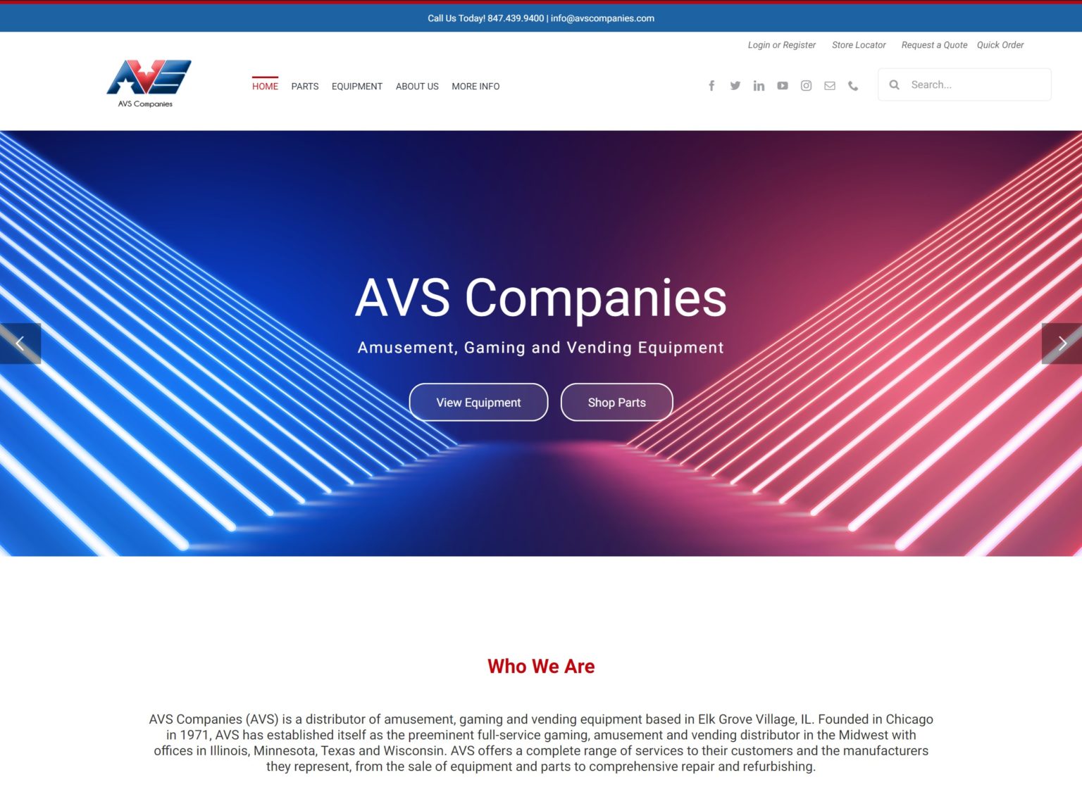 AVS Companies Launches New Website, Offers Promo – RePlay Magazine
