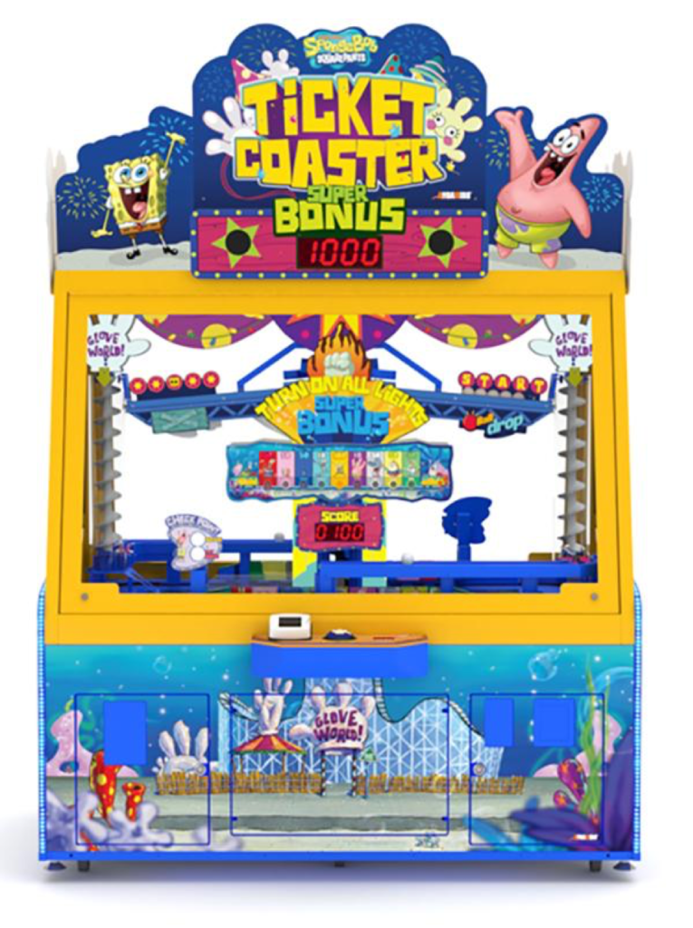 Andamiro’s New SpongeBob Redemption Machine at IAAPA – RePlay Magazine