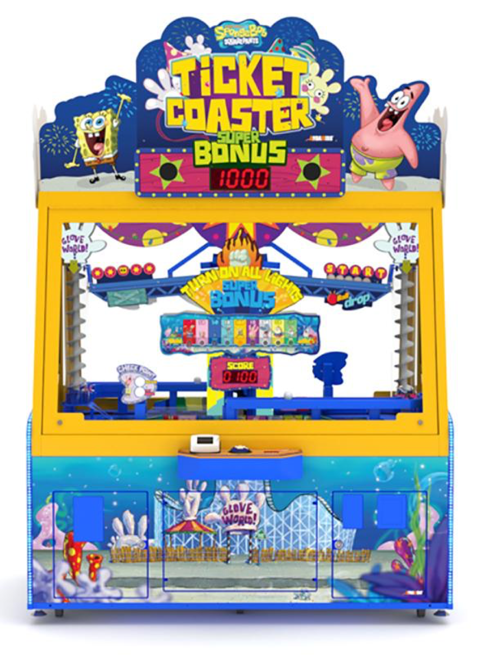 Andamiro’s New SpongeBob Redemption Machine at IAAPA – RePlay Magazine