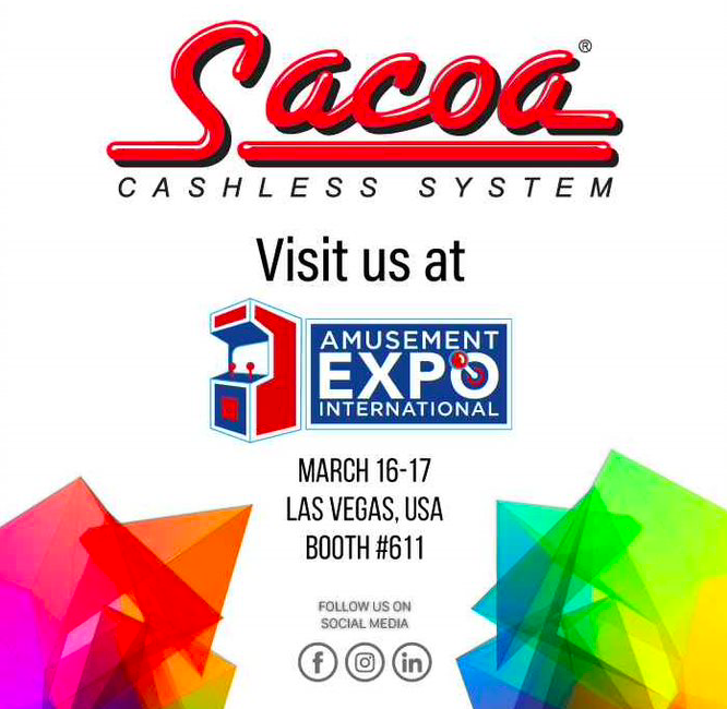 Sacoa Cashless Systems Showcasing at Booth #611 – RePlay Magazine