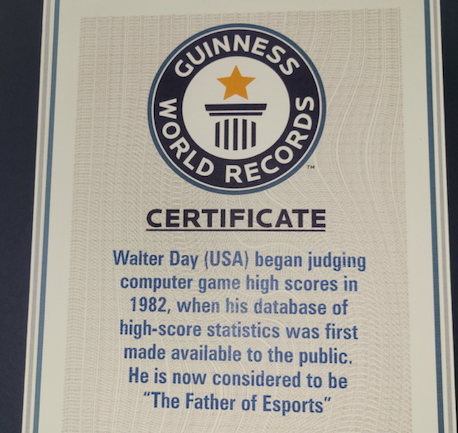 Walter Day Named “Father of Esports” – RePlay Magazine