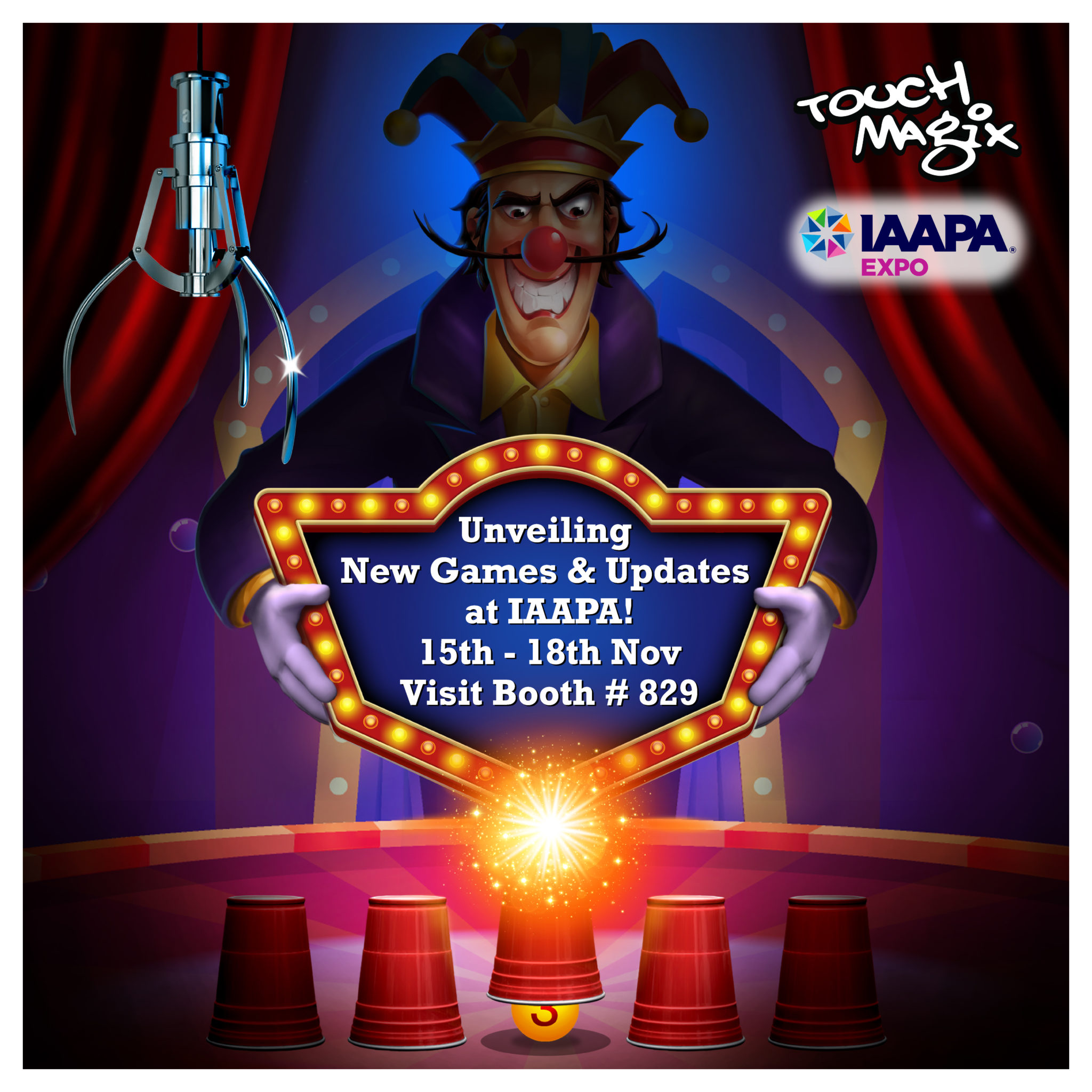 TouchMagix to Launch Carnival Cups Crane – RePlay Magazine