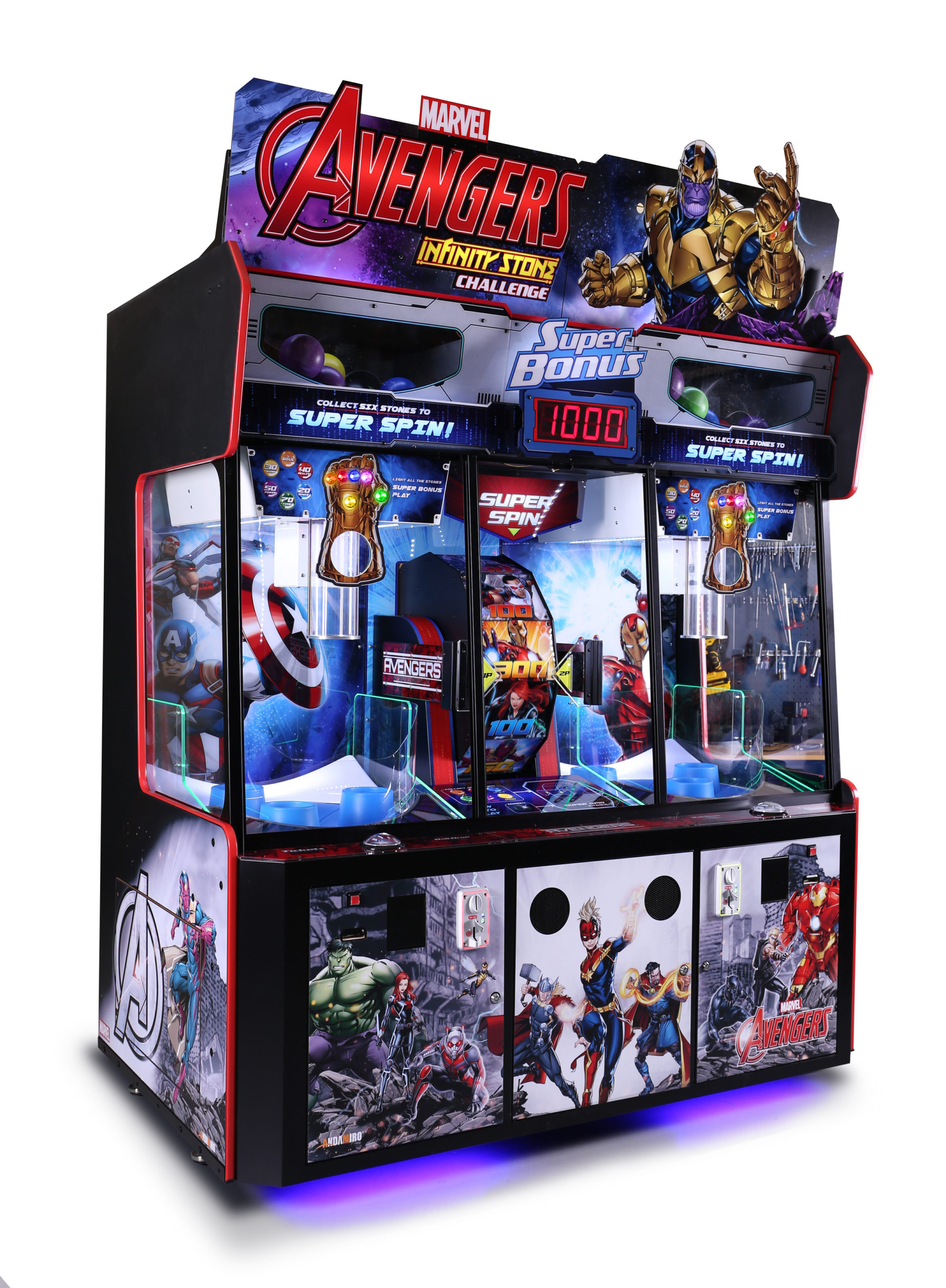 Andamiro’s Infinity Stone Marvel Game Now Available – RePlay Magazine