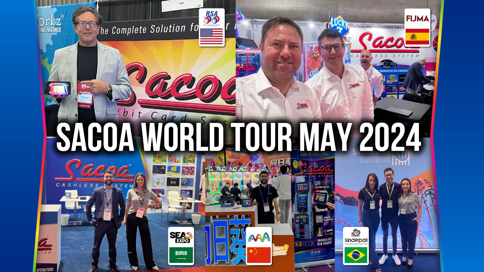 Sacoa at Trade Shows Around the World – RePlay Magazine