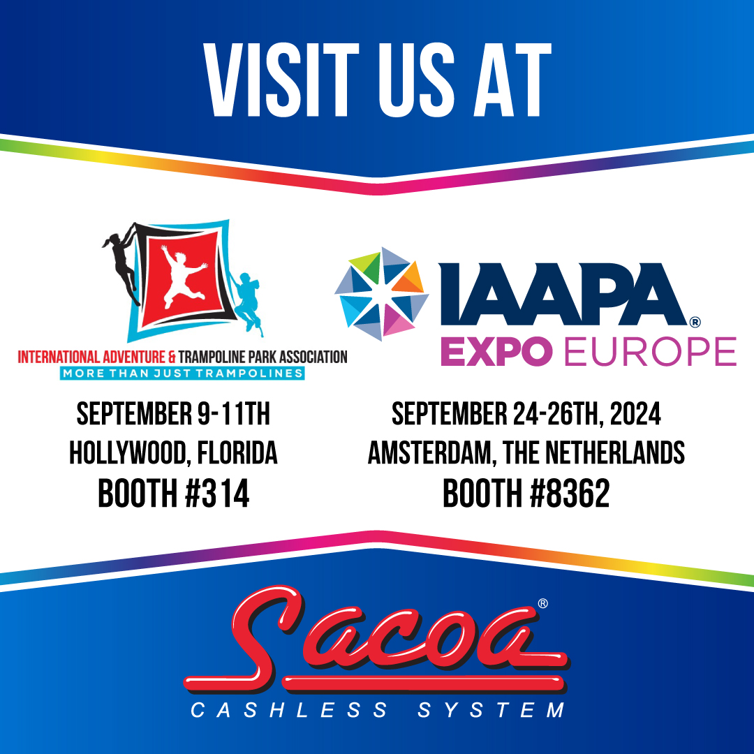 Sacoa Exhibiting at IATP, IAAPA Europe Trade Shows – RePlay Magazine