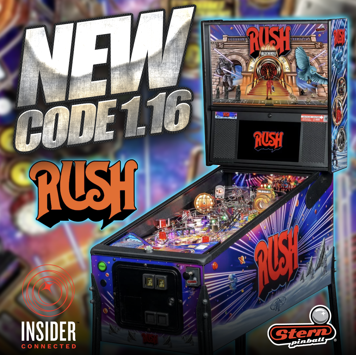 RUSH v1.16.0 Out on Stern Machine – RePlay Magazine