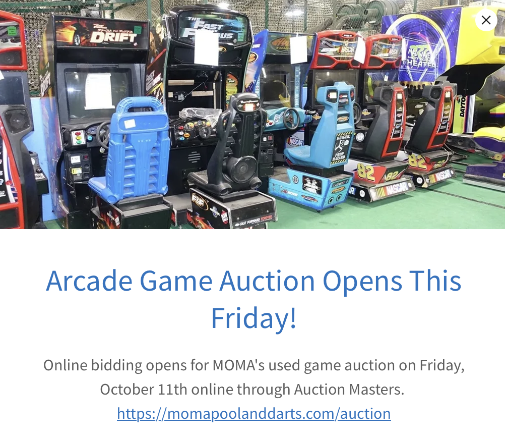 2024 MOMA Game Auction – RePlay Magazine