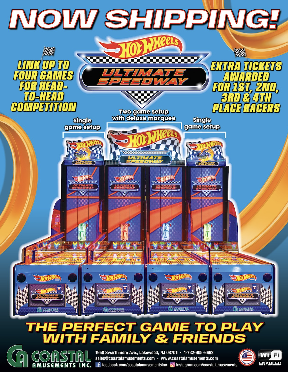 Coastal’s Hot Wheels Game Now Shipping – RePlay Magazine