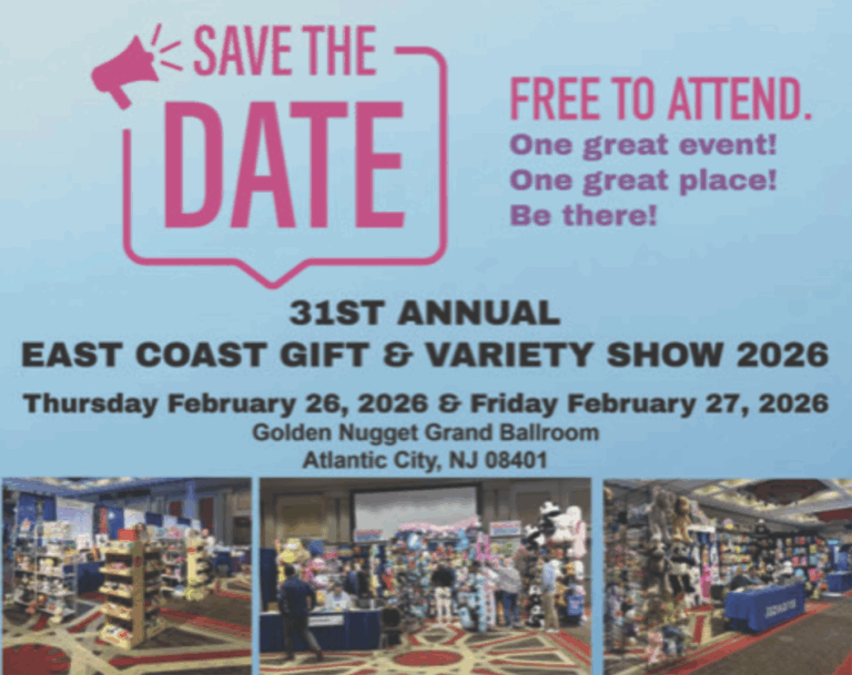 NJAA’s Gift & Variety Show Next Month – RePlay Magazine