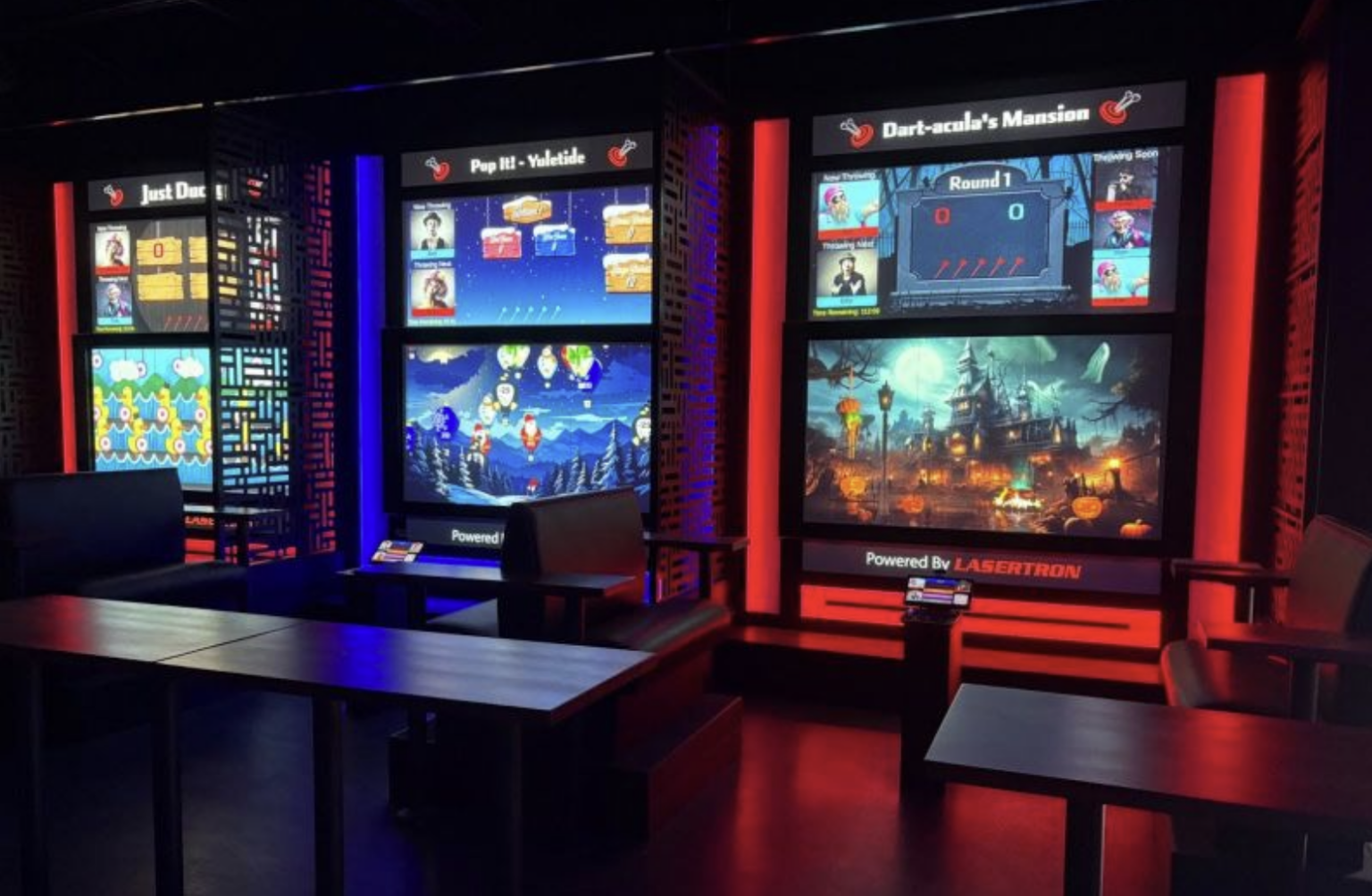 LASERTRON Installs 29 Krazy Darts Lanes – RePlay Magazine